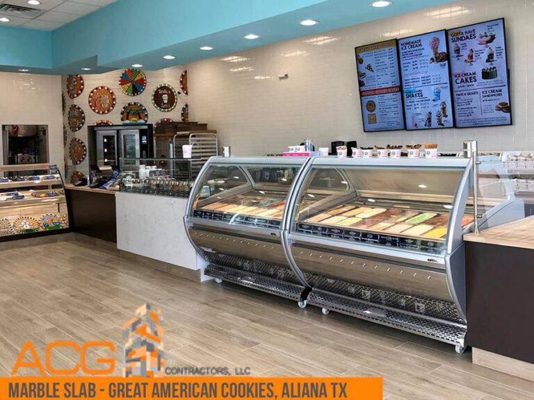 Marble Slab – Great American Cookies - ACG Contractors LLC